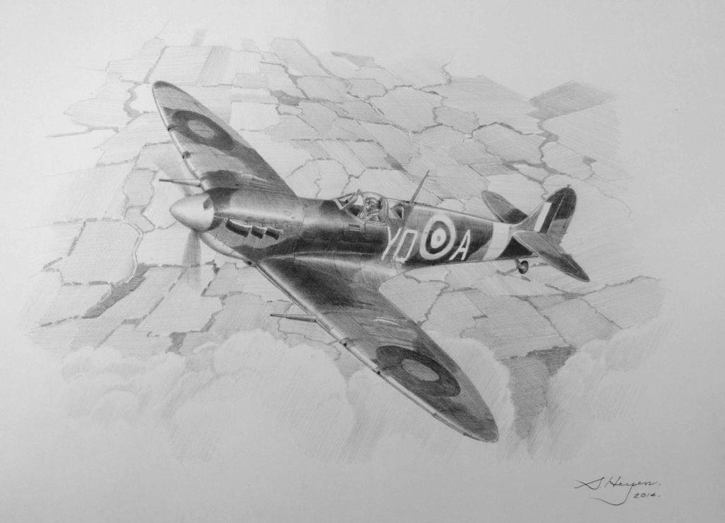 Spitfire_5_Drawing_Gray